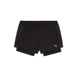 Puma Sportshorts 'Velocity 3' Damen Gr&ouml;&szlig;e S schwarz / wei&szlig;