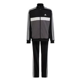 adidas Performance Trainingsanzug 'Essentials Tiberio' Jungen Größe 176 dunkelgrau / schwarz / weiß