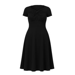 Goddiva Midikleid Damen Gr&ouml;&szlig;e 44 schwarz Winterkleid