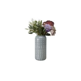 HOME STORY Vase grau Glas Ma&szlig;e (cm): H: 33 &Oslash;: 15.0 &raquo; M&ouml;bel Kraft