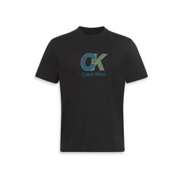 Calvin Klein T-Shirt Herren Gr&ouml;&szlig;e XL blau / gr&uuml;n / rot / schwarz
