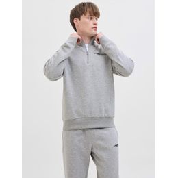 Jj Rebel Sweatshirt 'JREBZACK' Herren Gr&ouml;&szlig;e XS graumeliert / schwarz