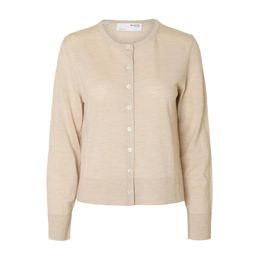 Selected Strickjacke 'SLFThea' Damen Gr&ouml;&szlig;e XL beige
