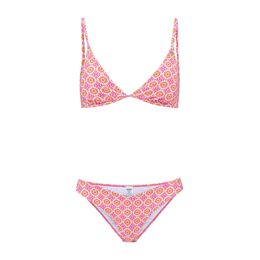 Shiwi Bikini 'Romy' Damen Gr&ouml;&szlig;e XXL orange / pink / wei&szlig;