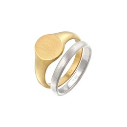 Kuzzoi Ring Herren Gr&ouml;&szlig;e 64 gold / silber
