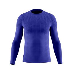 Bauerfeind Sports Herren Compression Shirt Long Sleeve blau