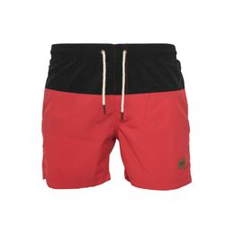 Urban Classics Board Shorts male size S Pastel red / Black