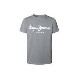 Pepe Jeans T-Shirt Herren Gr&ouml;&szlig;e XL grau / wei&szlig;