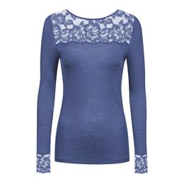 Mey Unterhemd 'Wool Love' Damen Gr&ouml;&szlig;e XXS/XS blau