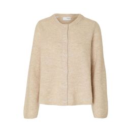 Selected Knit Cardigan 'SLFLulu' female Beige size S