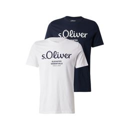 s.Oliver T-Shirt Herren Gr&ouml;&szlig;e XL navy / wei&szlig;