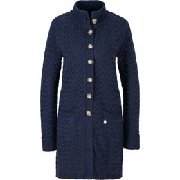 CREATION L PREMIUM Damen Longstrickjacke marine Gr&ouml;&szlig;e 38