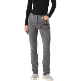 CREATION L PREMIUM Damen 5-Pocket-Jeans mit Dehnbund stone-grey-denim Gr&ouml;&szlig;e 20