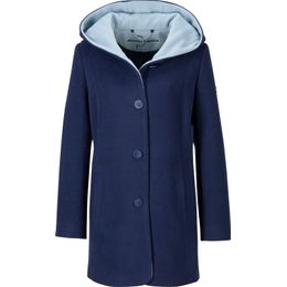 CREATION L PREMIUM Damen Kapuzenjacke mit kontrastfarbenen Akzenten marine-bleu Gr&ouml;&szlig;e 38