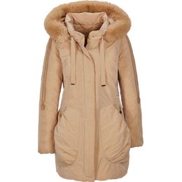 CREATION L PREMIUM Damen Daunenjacke mit 90% Daunen und 10% Federn camel Gr&ouml;&szlig;e 40