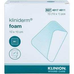 Schaumverband 10x10 cm nicht haftend 10 St
