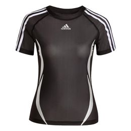 adidas originals T-Shirt 'Adilenium Saison 4 Teamgeist' Damen Gr&ouml;&szlig;e 5XL/6XL schwarz / wei&szlig;