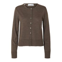 Selected Knit Cardigan 'SLFThea' female Brown size S