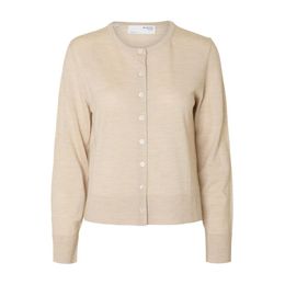 Selected Knit Cardigan 'SLFThea' female Beige size S