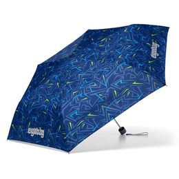 Ergobag Regenschirm Jungen Größe S/XXL royalblau / dunkelblau / hellgelb