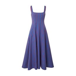 Staud Kleid 'WELLS' Damen Gr&ouml;&szlig;e 32 royalblau / burgunder Winterkleid