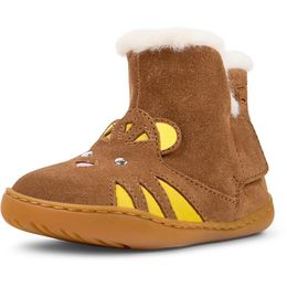 Camper Snowboots ' Peu Cami ' M&auml;dchen Gr&ouml;&szlig;e 22 braun / gelb