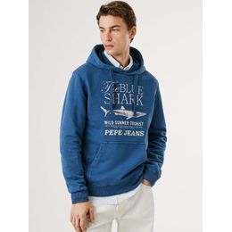 Pepe Jeans Sweatshirt 'Mali' Herren Gr&ouml;&szlig;e XL dunkelblau / offwhite