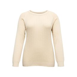 Vero Moda Curve Sweater 'NEWLEX' female Beige size 52/54