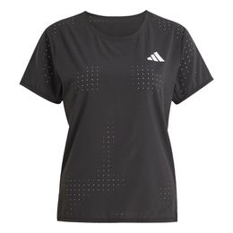 adidas Performance Funktionsshirt 'Adizero' Damen Größe XXXS/XXS schwarz / weiß