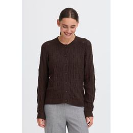 oxmo Strickjacke OXSinva in Braun | Gr.: L