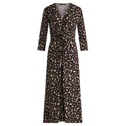 Betty Barclay Midikleid mit Raffung in Braun/Beige | Gr.: 40