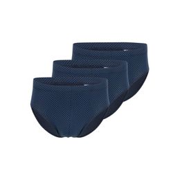 Schiesser Mini Slip / Unterhose Cotton Casual Cotton in Dunkelblau | Gr.: L
