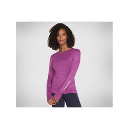 Skechers T-Shirts/Tanks langarm "GODRI SWIFT LS CREW" in Violett / Stockrose | Gr.: XL