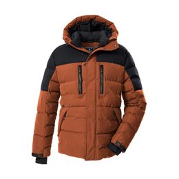 Steppjacke Killtec "KOW 88 MN QLTD JCKT", Herren, Gr. M, kupfer, Oberstoff: 100% Polyester, Futter: 100% Polyester, Füllung: 100% Polyester (recycelt), Jacken, Wasserabweisende, atmungsaktive Steppjacke mit verstellbarer Kapuze