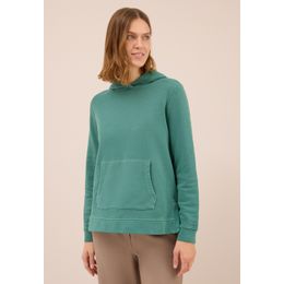 Sweatshirt Cecil, Damen, Gr. L42, grün (jewel grün), Web, 100% Baumwolle, unifarben, normal, ohne Ausschnitt, Sweatshirts, aus reiner Baumwolle
