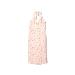 Bershka Kleid Damen Gr&ouml;&szlig;e 34 gelb / gr&uuml;n / pink / rosa Winterkleid
