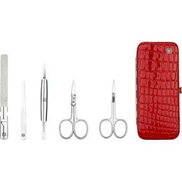 Zwilling Manik&uuml;re Pedik&uuml;re Set 5tlg. mit Nagelschere, Leder