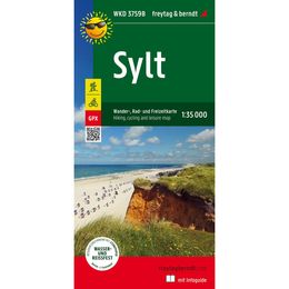 freytag&b.Sylt, Wander- und Radkarte 1:, Landkarte