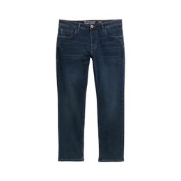 Tom Tailor Herren TTMARVIN STRAIGHT Jeans mit Superstretch, blau, Uni, Gr. 38/30