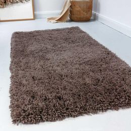 Esprit Wollteppich &raquo;Seattle Shag, ESP-26391&laquo; rechteckig 50 mm H&ouml;he modern, flauschig aus Schurwolle, pflegeleicht, Wohn-, Schlafzimmer grau Wolle