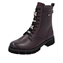 Remonte Schnürstiefelette Outdoorboots, Schnürboots mit wasserabweisender TEX-Membran bordeaux 38 38 Schnürstiefelette mit dekorativen...
