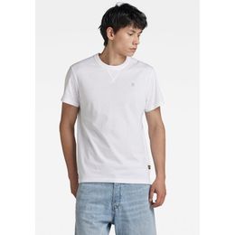 G-Star Raw G-STAR T-Shirt »Nifous« Rundhals, mit Rippeinsatz white M M Schlichtes Shirt von G-STAR