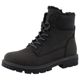 Tom Tailor Winterstiefel mit Warmfutter schwarz 32 32 Robuster Winterstiefel f&uuml;r die kalte Jahreszeit