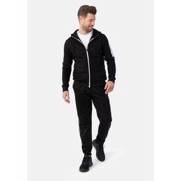 Stooker Men Sweatjacke »STEWART Sweatjacke French Terry mit Kapuze« Regular Fit Casual Sweat für Herren black M M Sweatjacke