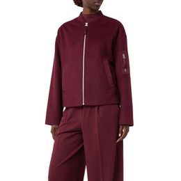 comma, COMMA CASUAL IDENTITY Blouson Flanell mit Wollanteil DK RED L (40) L (40) Blouson von COMMA CASUAL IDENTITY