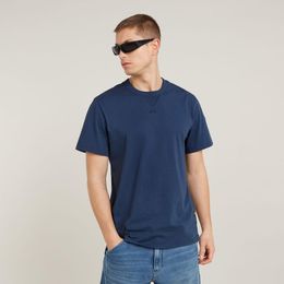 G-Star Raw G-STAR T-Shirt &raquo;Nifous&laquo; Rundhals, mit Rippeinsatz dk sea blue M M Schlichtes Shirt von G-STAR