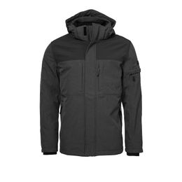 HERO by John Medoox Outdoorjacke »JAN mit Kapuze Outdoorjacke« Outdoorjacke Kapuze Baumwollgemisch für Herren anthra melange XXL XXL Jacke mit Kaputze