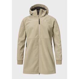 Schöffel SCHÖFFEL Outdoorjacke »Urban Softshell Jk Style Suavio WMS« mit Kapuze 4725 - braun 44 44 Wasser- & windabweisende Venturi Softshell Bekleidung