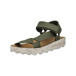 Asportuguesas Riemchensandale »Sandalen Lederimitat« Military 35 35 Verschluss: Klettverschluss