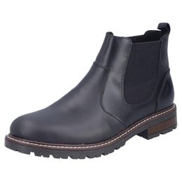 Rieker Chelseaboots Stiefelette, Casual-Boots mit kontrastfarbener Rahmennaht schwarz 46 46 Klassischer Chelseaboots mit Reißverschluss und...